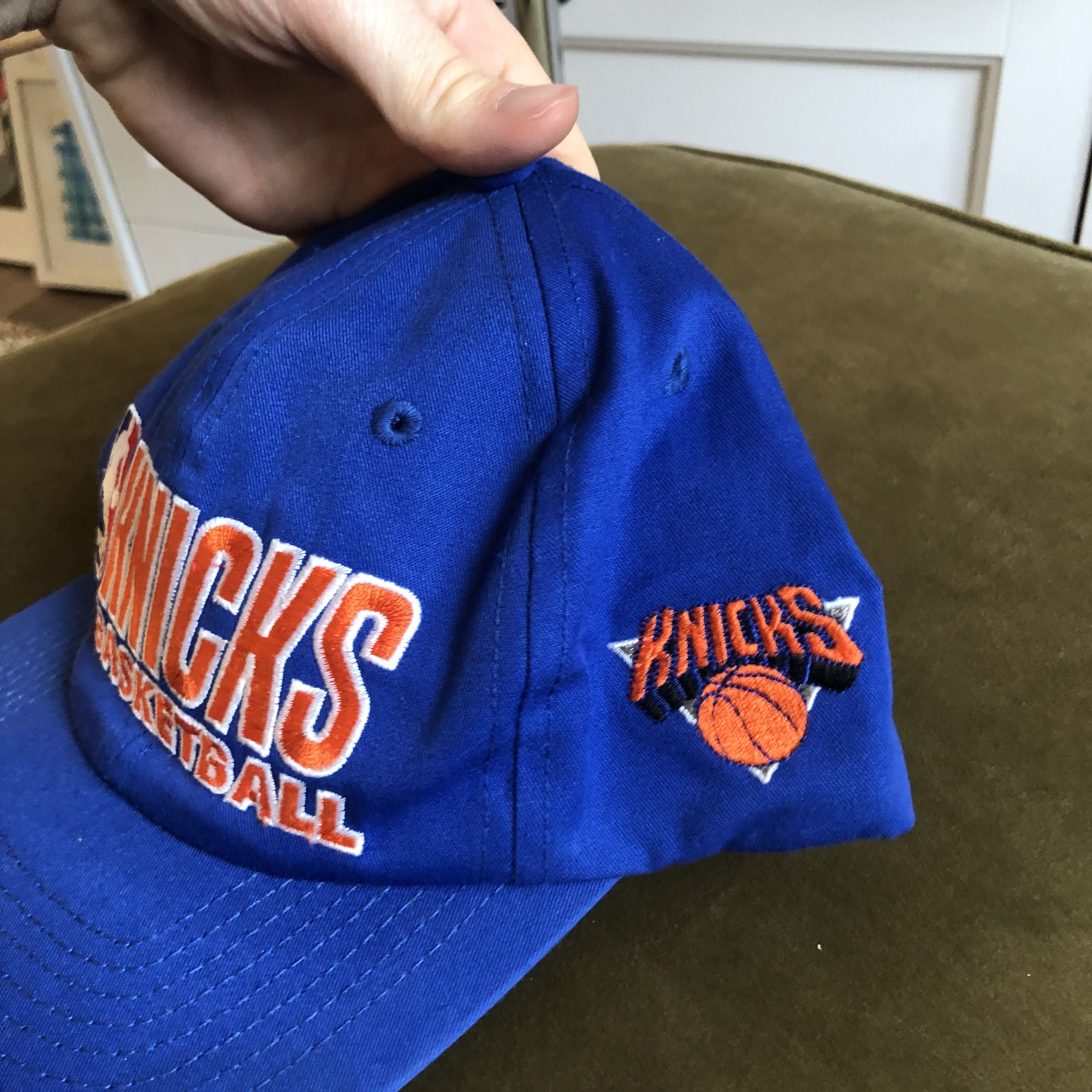 Champion × NBA × Vintage Vintage Knicks x Champion Logo Hat | Grailed