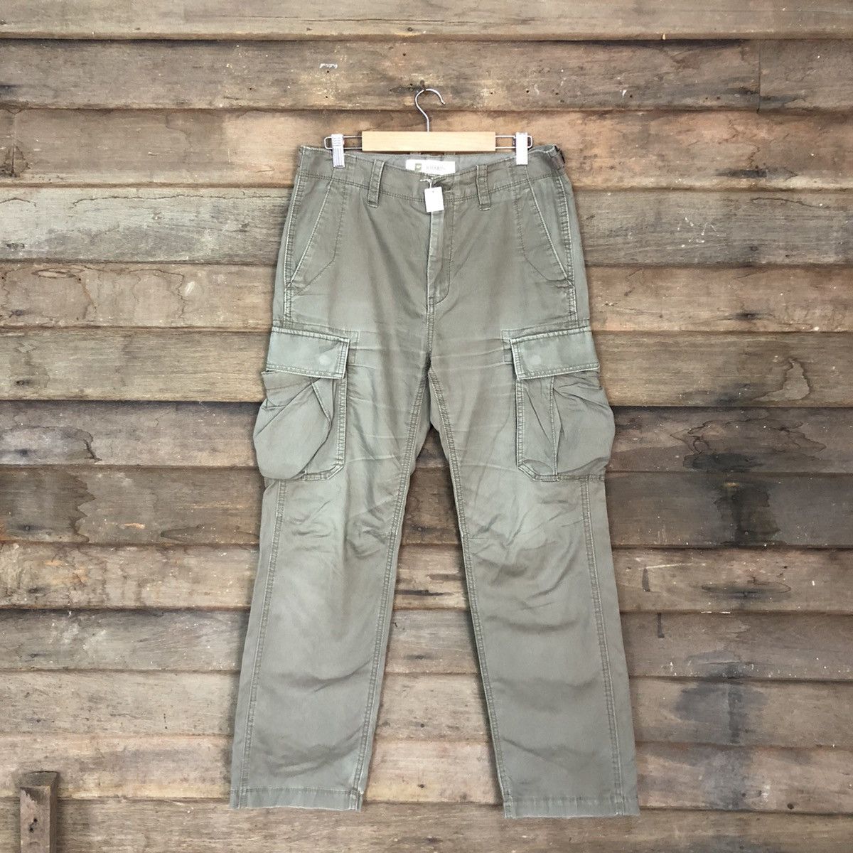 Gap × Streetwear Gap Khakis Grey Multipocket Tactical Cargo Pants #4381 | Grailed