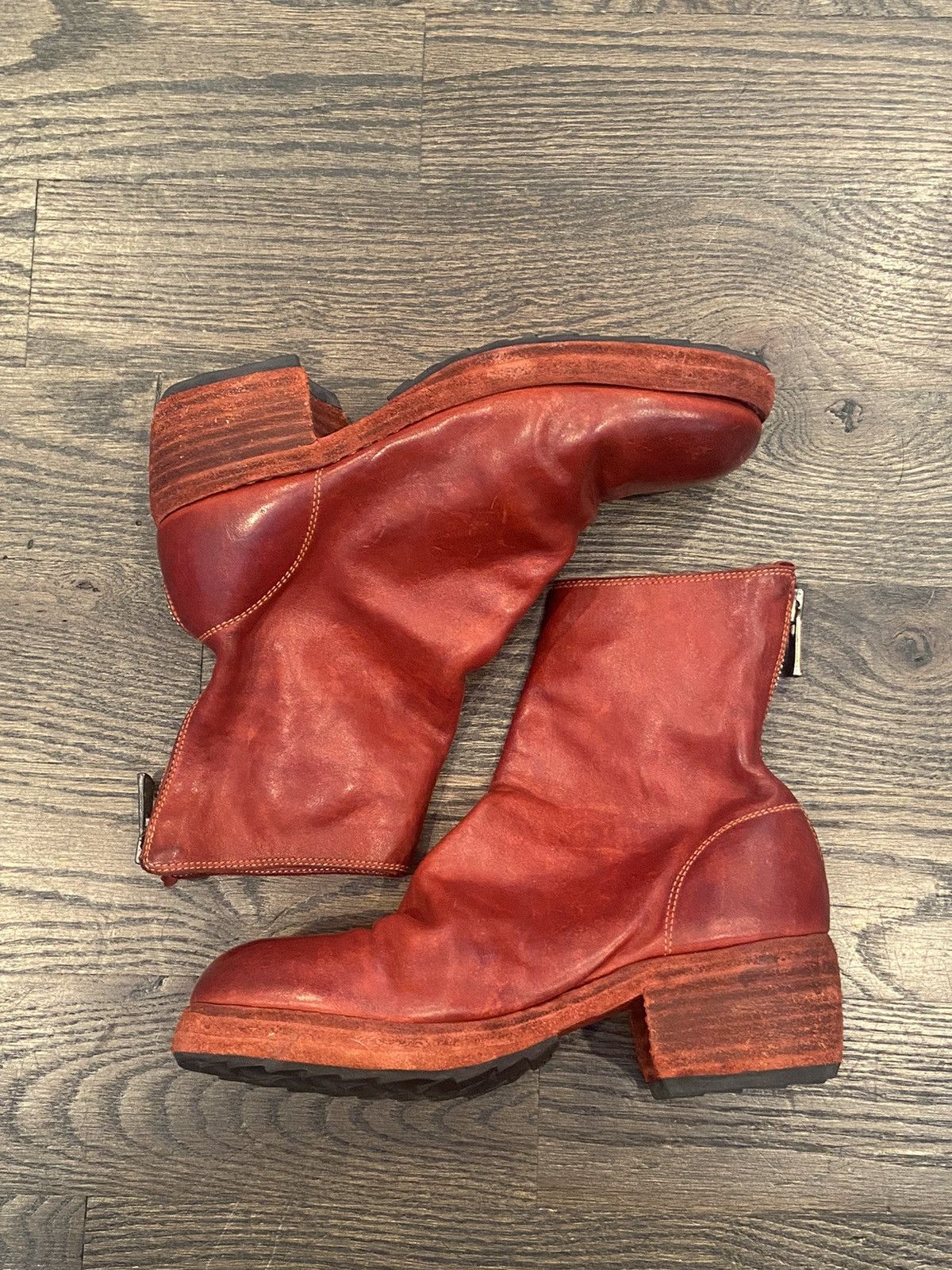 Guidi Guidi 796z Red Leather Boot | Grailed