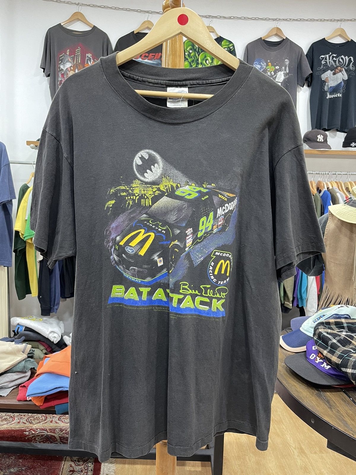 DC Comics × Hanes × Vintage Vintage Nascar 1995 Bill Elliott/McDonald’s ...