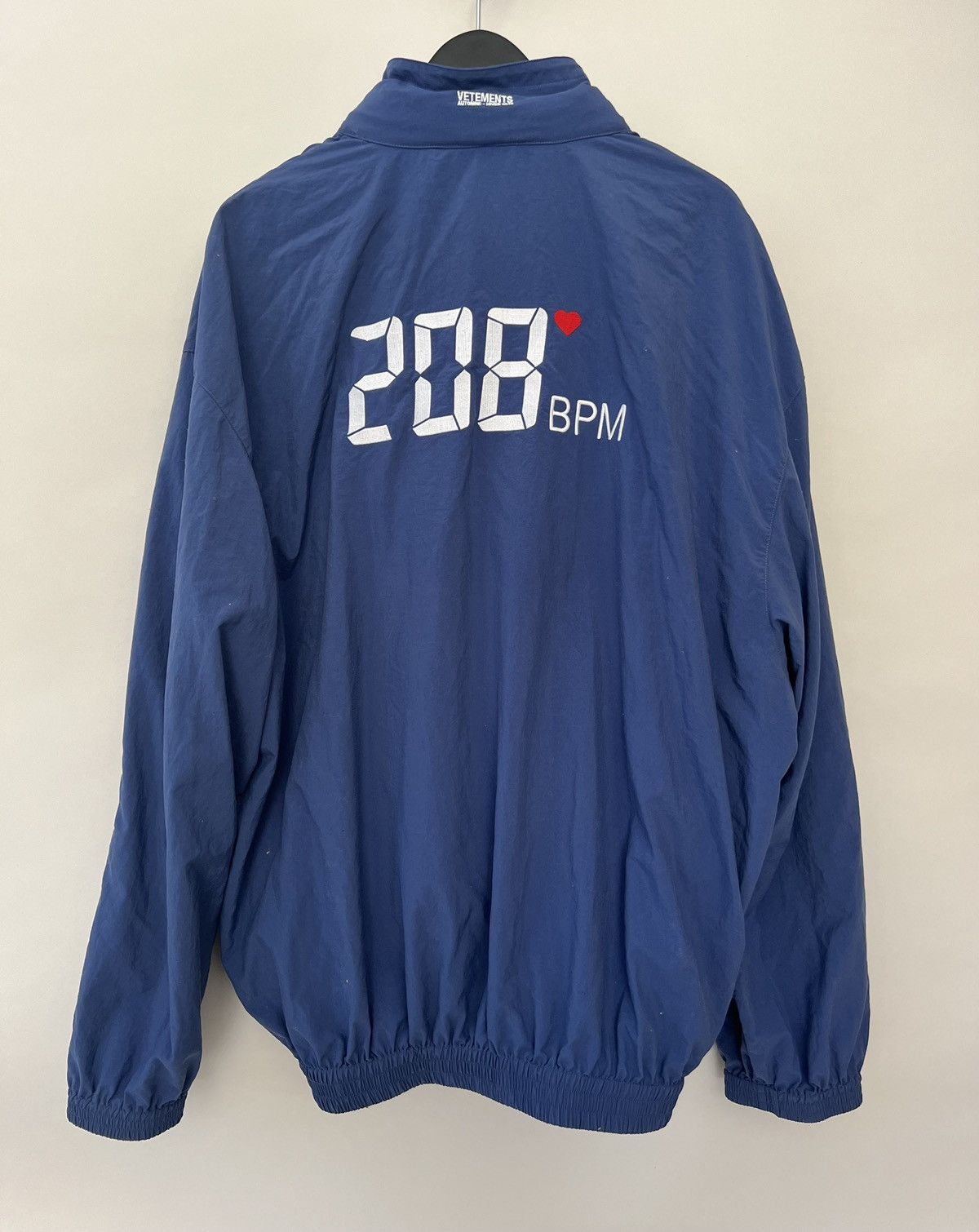 Vetements 208 BPM Reebok Nylon Track Jacket W/ T-shirt | Grailed