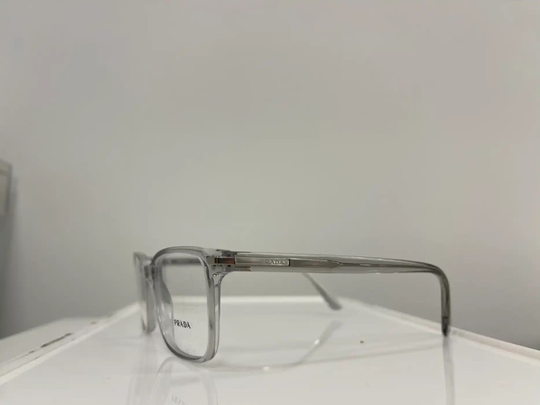 Prada × Vintage NEW PRADA Clear Transparent Glasses Eyeglass | Grailed