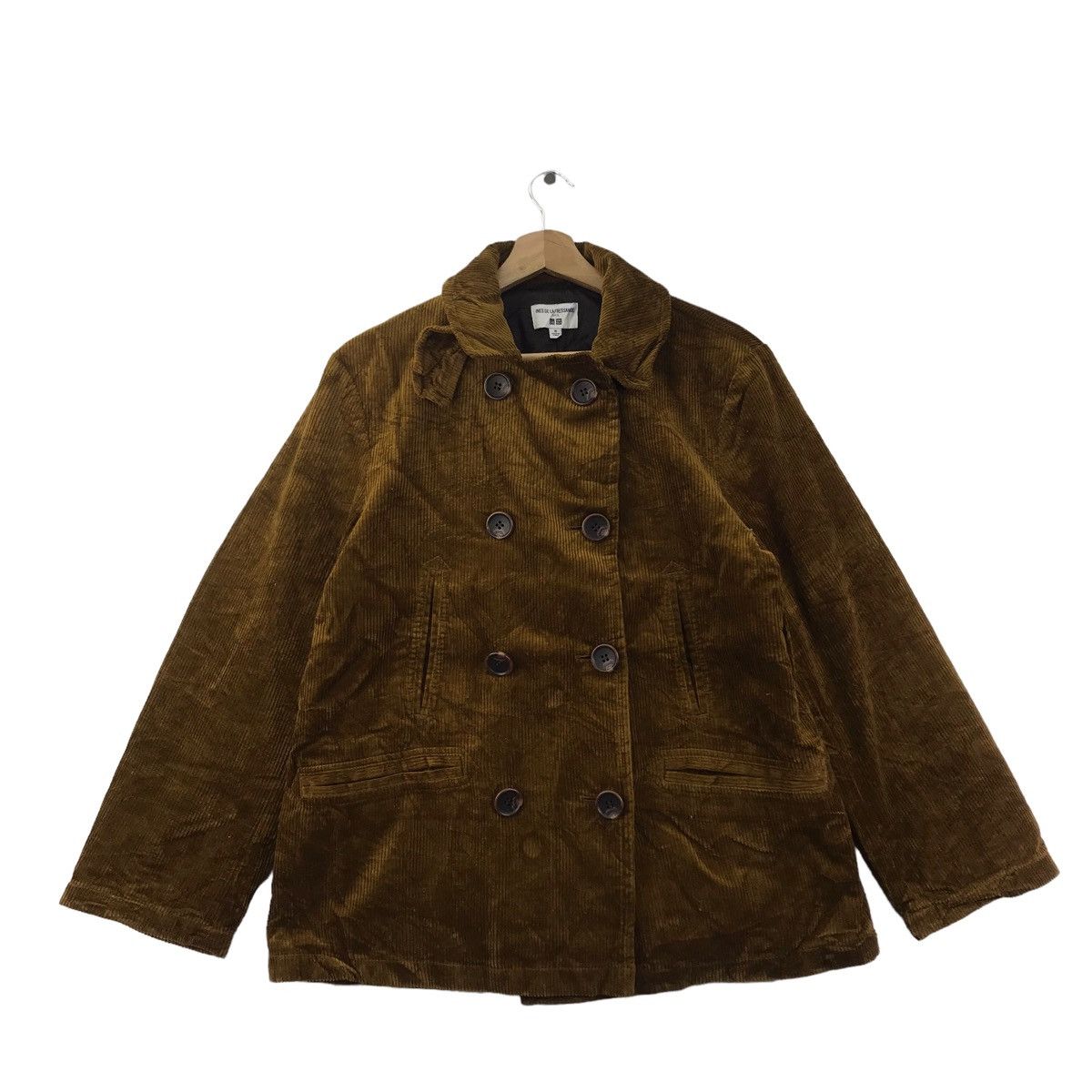 Uniqlo INES De La FRESSANGE x Uniqlo Corduroy Velvet Oversize Coat | Grailed