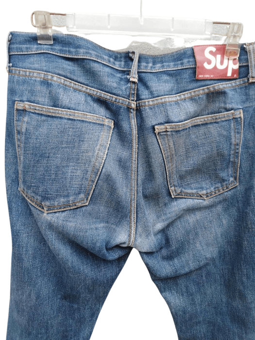Supreme Supreme Selvedge Denim Button Fly Slim Fit | Grailed