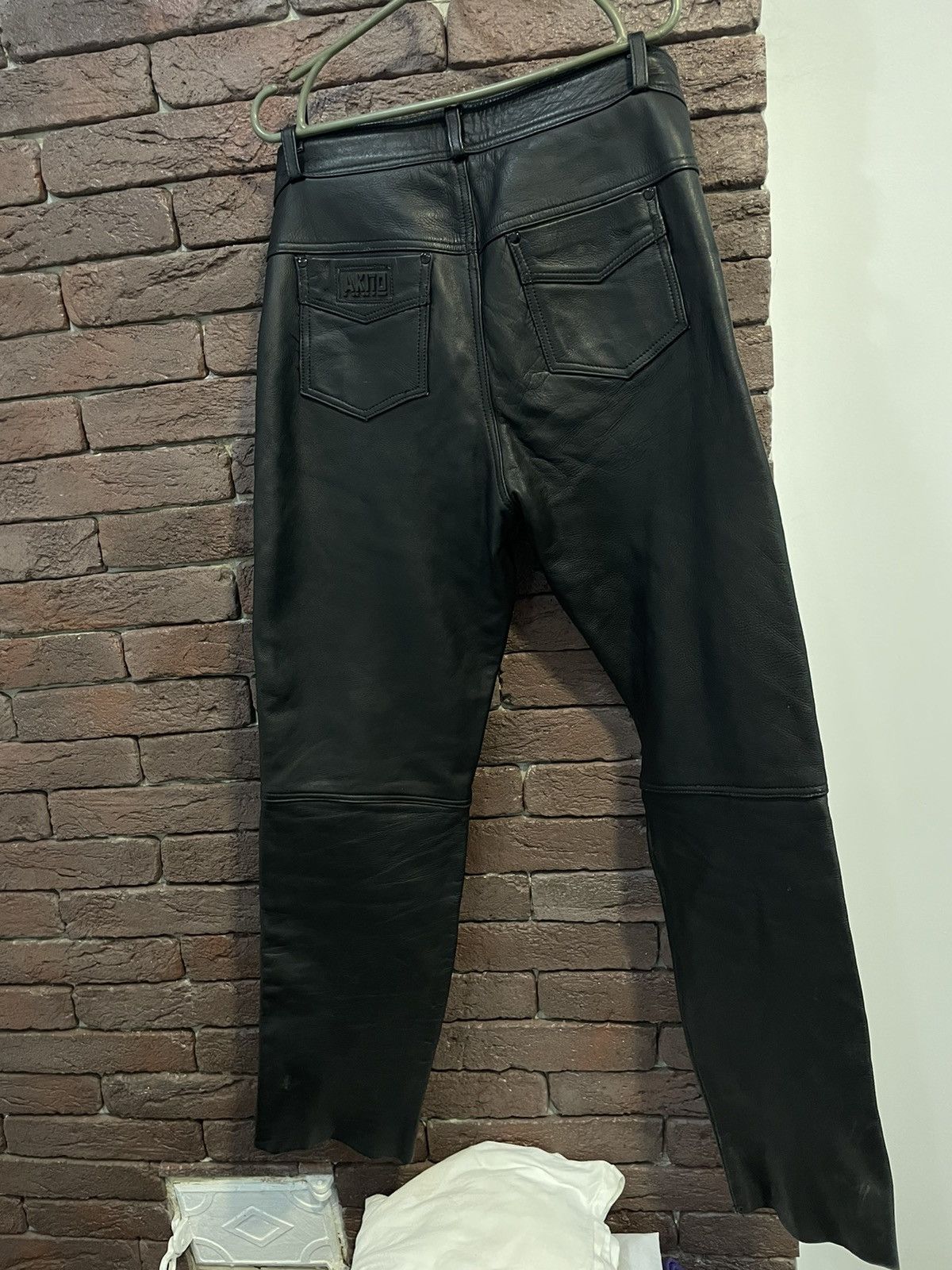 Leather × Vintage Vintage leather pants Akito y2k | Grailed