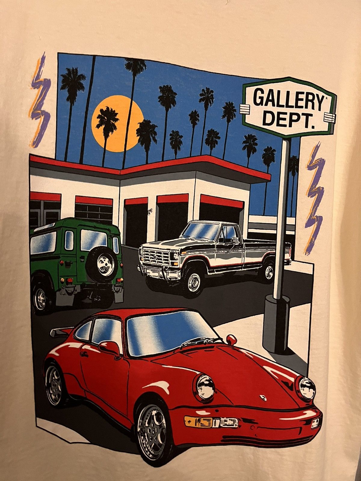 Gallery Dept. Gallery Dept. Drive Thru Porsche Boxy Fit Tee | Grailed
