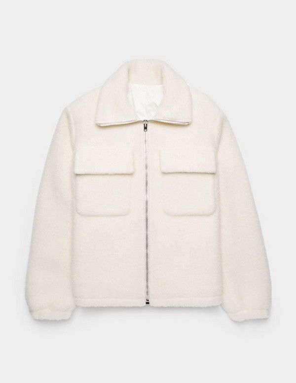 Helmut Lang Teddy fleece jacket | Grailed