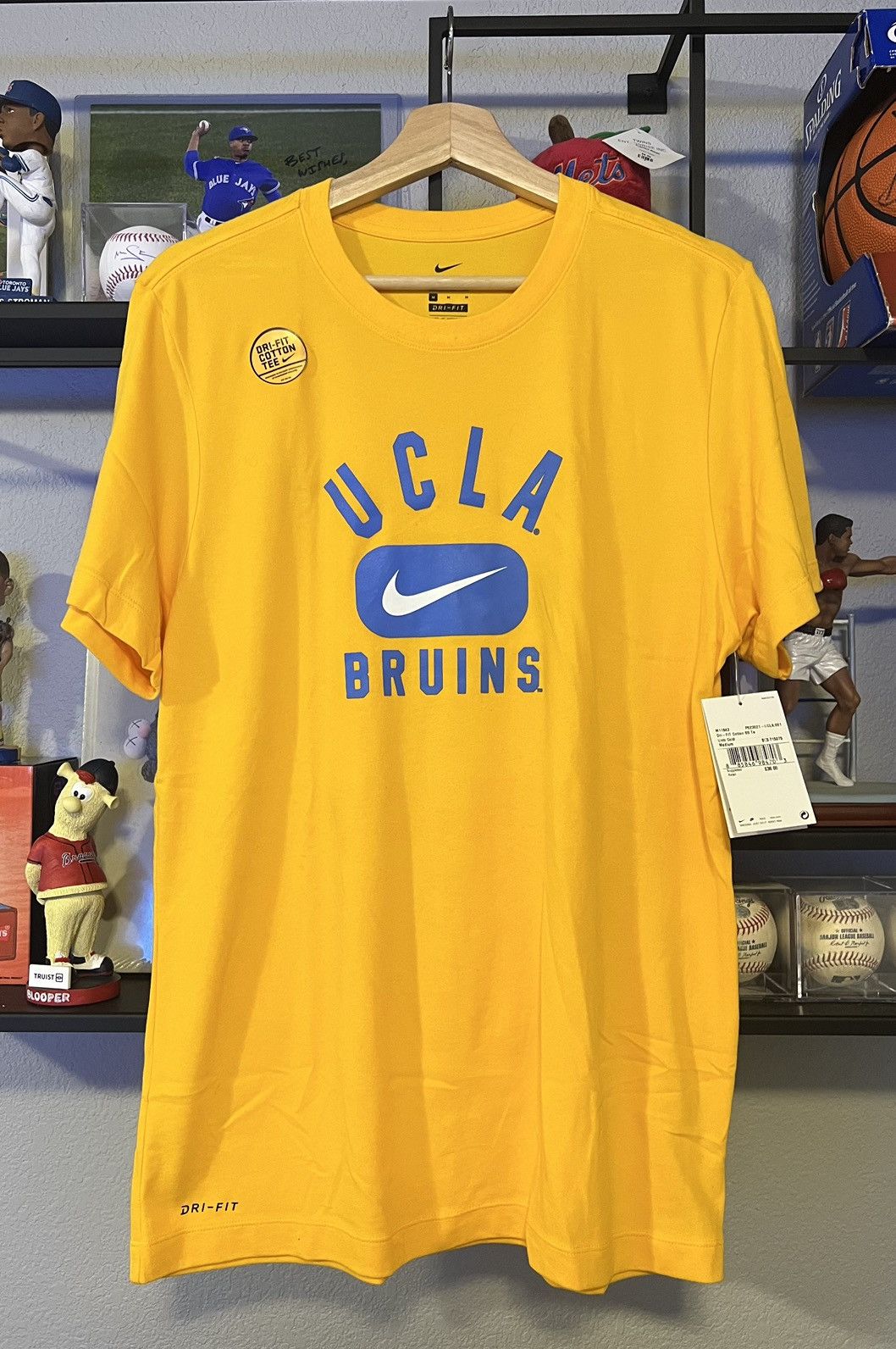 Nike UCLA Bruins Basketball Men’s Yellow Dri-Fit SS T-Shirt | Grailed
