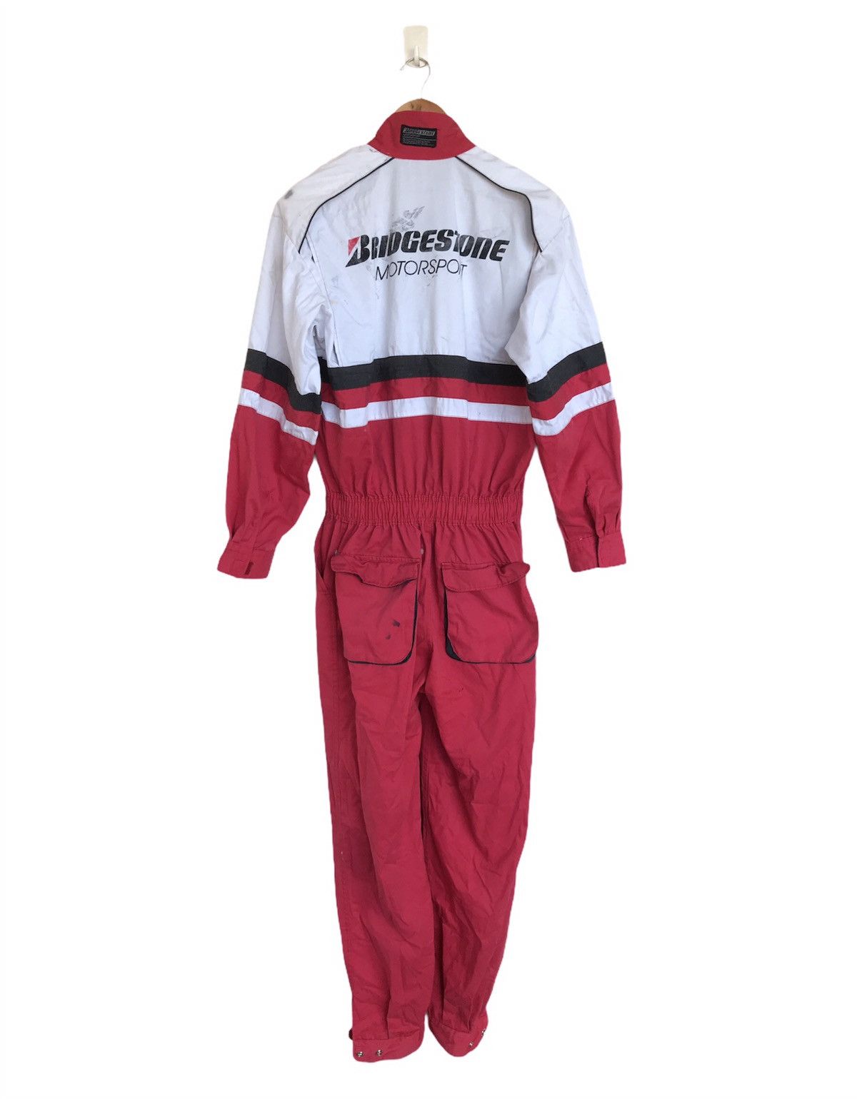 Japanese Brand × Racing Vintage Bridgestone Jumpsuit JDM Japan overalls ...