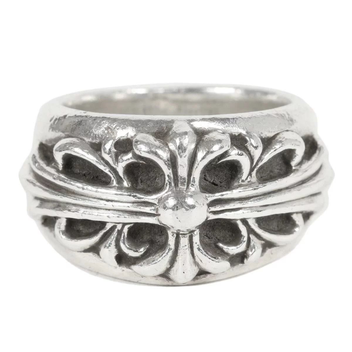 Chrome Hearts Chrome Hearts Floral Cross Ring | Grailed
