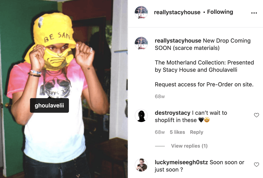 Stacy House 2020 "Motherland" Ghoulavelii Tee | Grailed