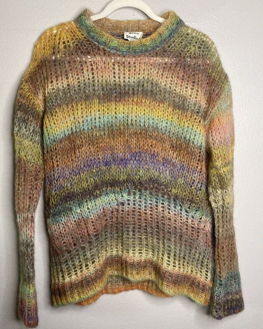 Acne Studios RARE GRAIL acne degrade effect mohair sweater | Grailed
