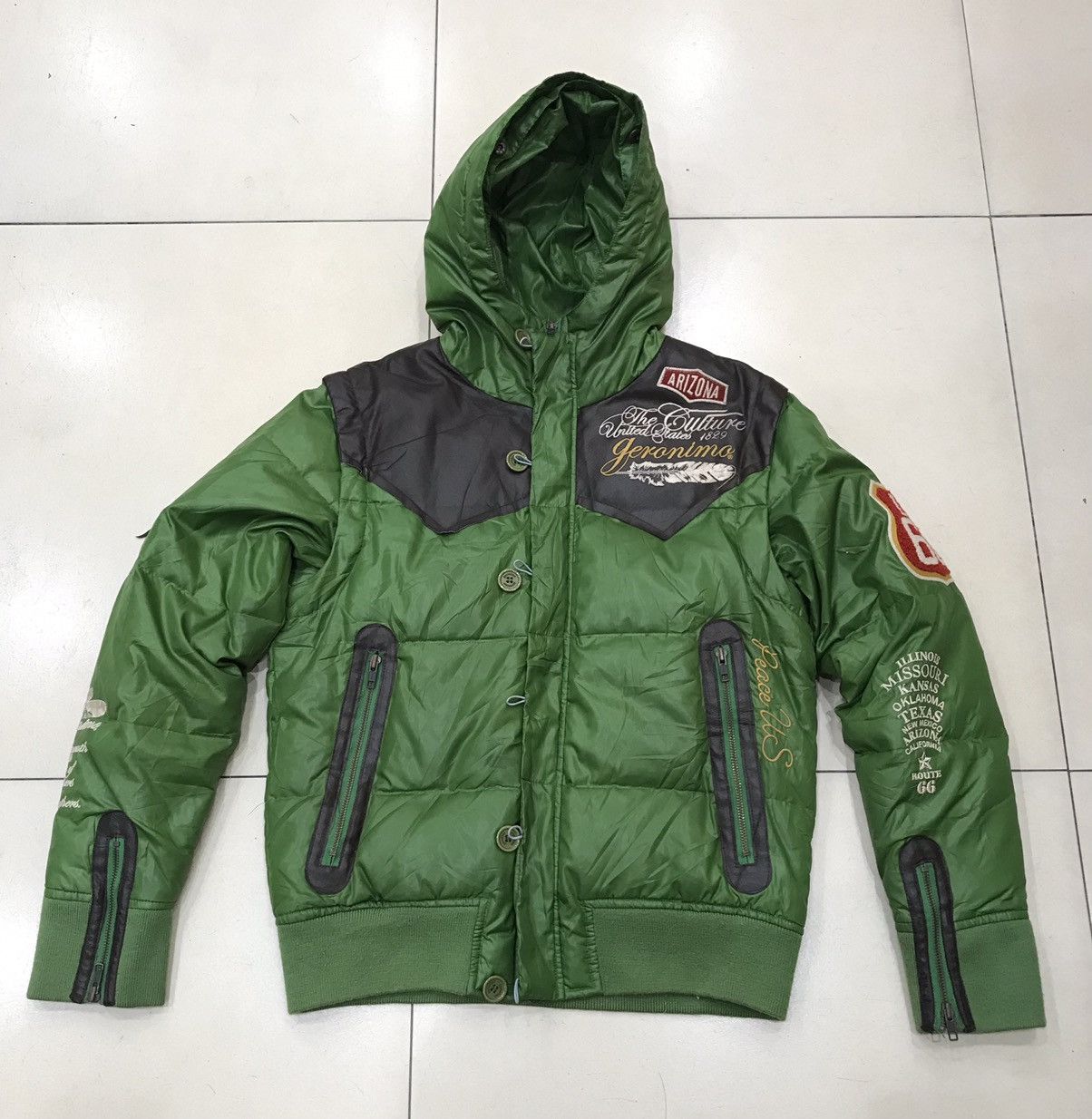 Arizona Jean Co. × Japanese Brand RARE! Vintage Geronimo Apache Native ...