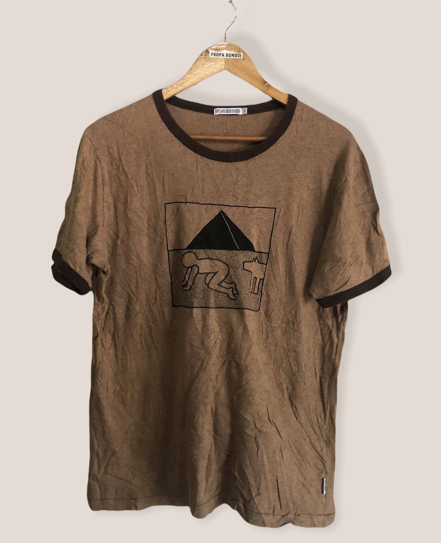 Japanese Brand Keith Haring x Uniqlo Ringer Tshirt | Grailed