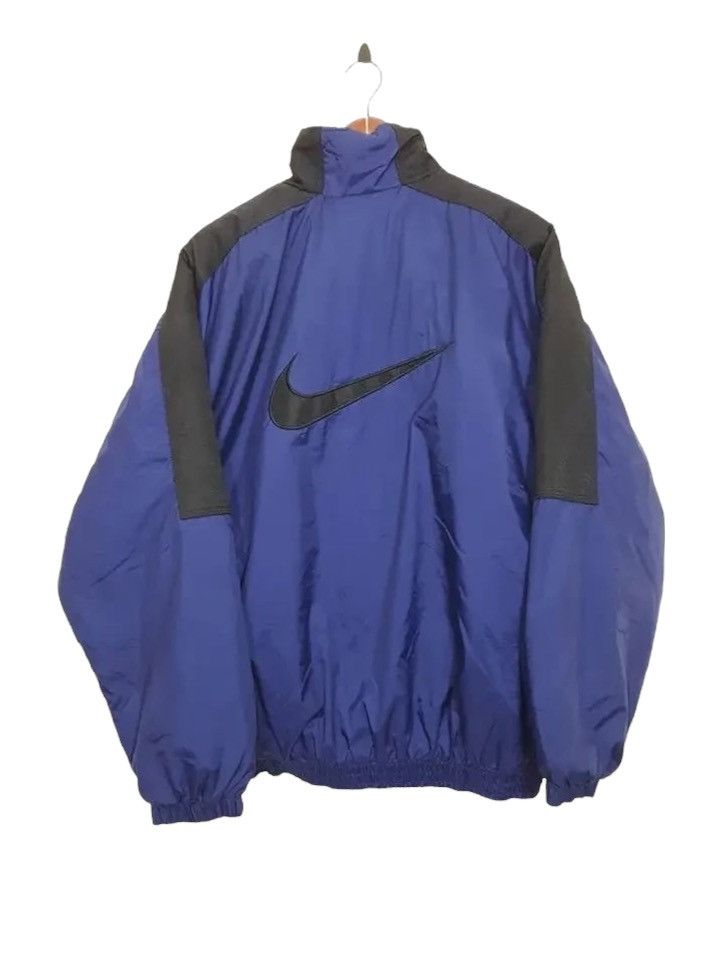 Nike NIKE Quilted Puffer Velvet Collar Quarter Zipper Jacket | Grailed
