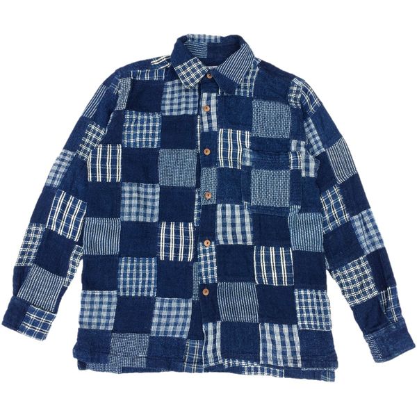 Indigo Chiang Mai Patchwork Button up Shirts | Grailed