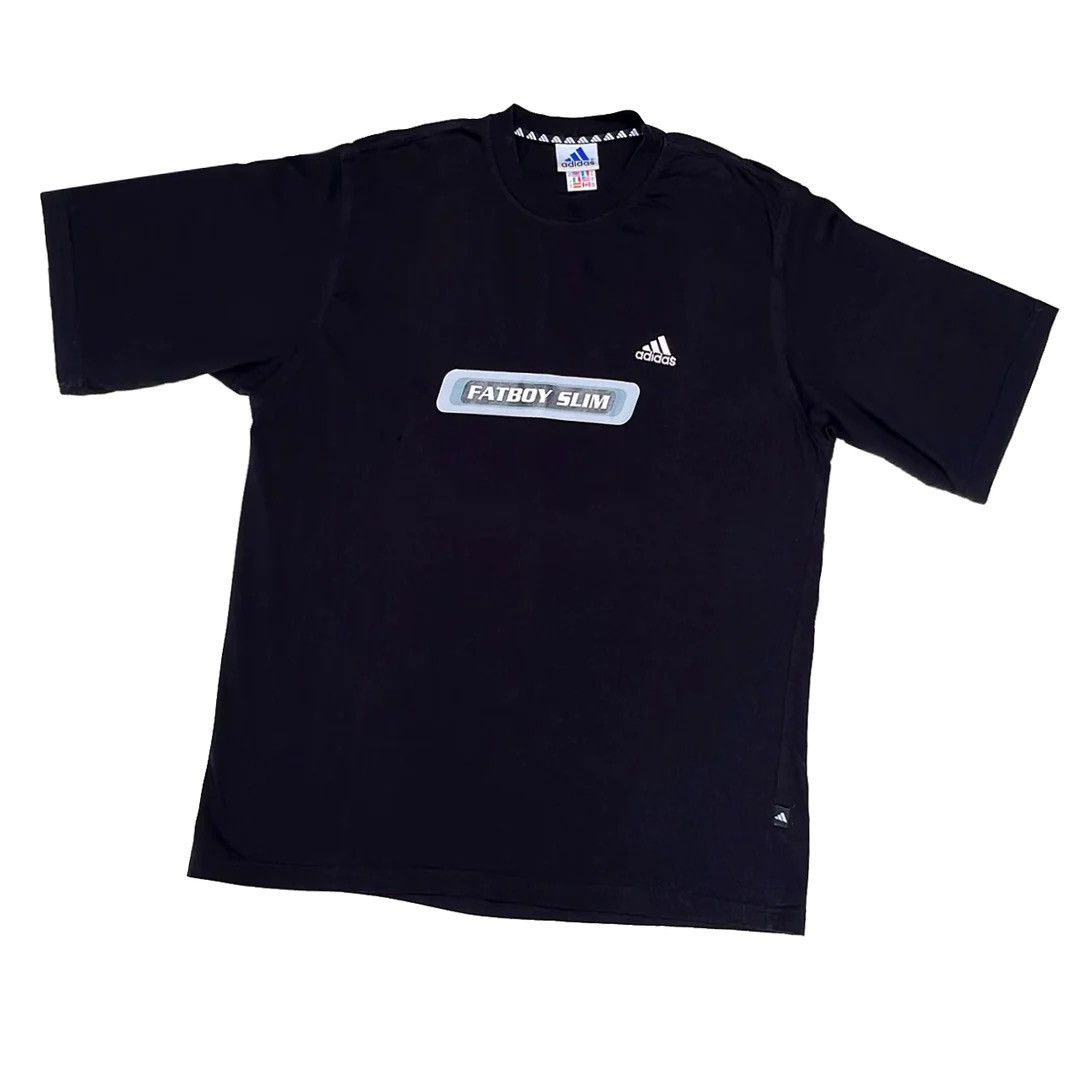 Adidas FatBoy Slim 90s Adidas Vtg Tour Band Concert Logo T-Shirt | Grailed