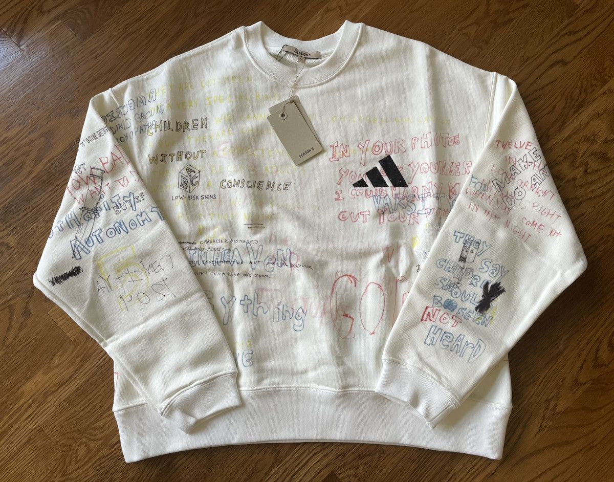 Adidas × Kanye West × Yeezy Season Small Yzy Season 5 Crewneck ...