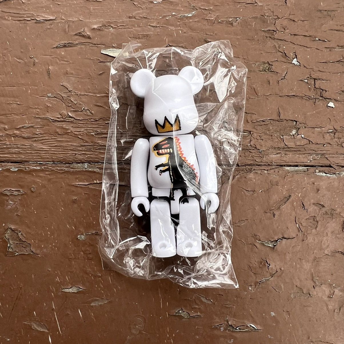 Medicom Bearbrick × Medicom Toy 100% Basquiat Bearbrick White New No ...