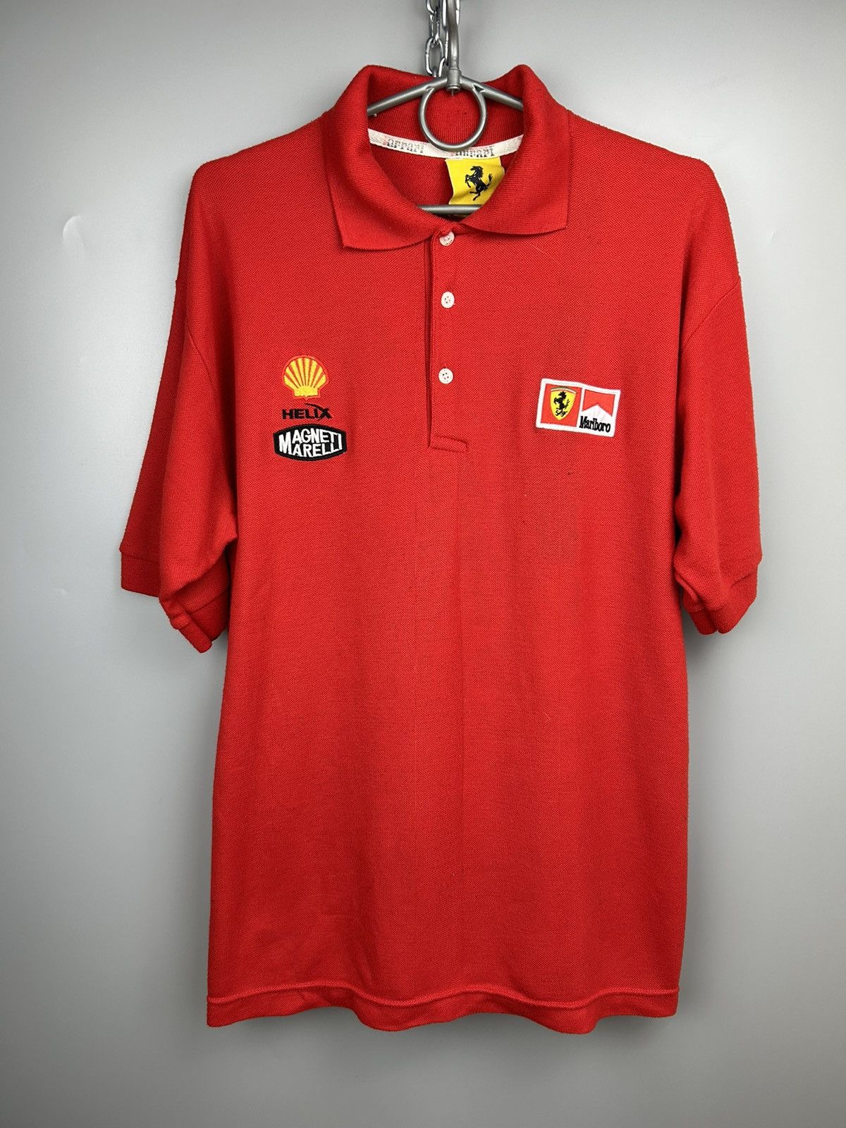 Vintage Vintage Ferrari F1 Marlboro Polo Shirt | Grailed