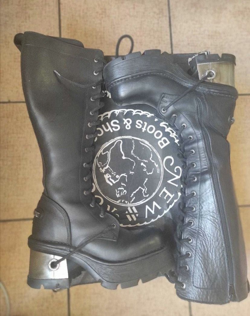 Avant Garde × New Rock × Vintage Vintage New Rock leather boots | Grailed