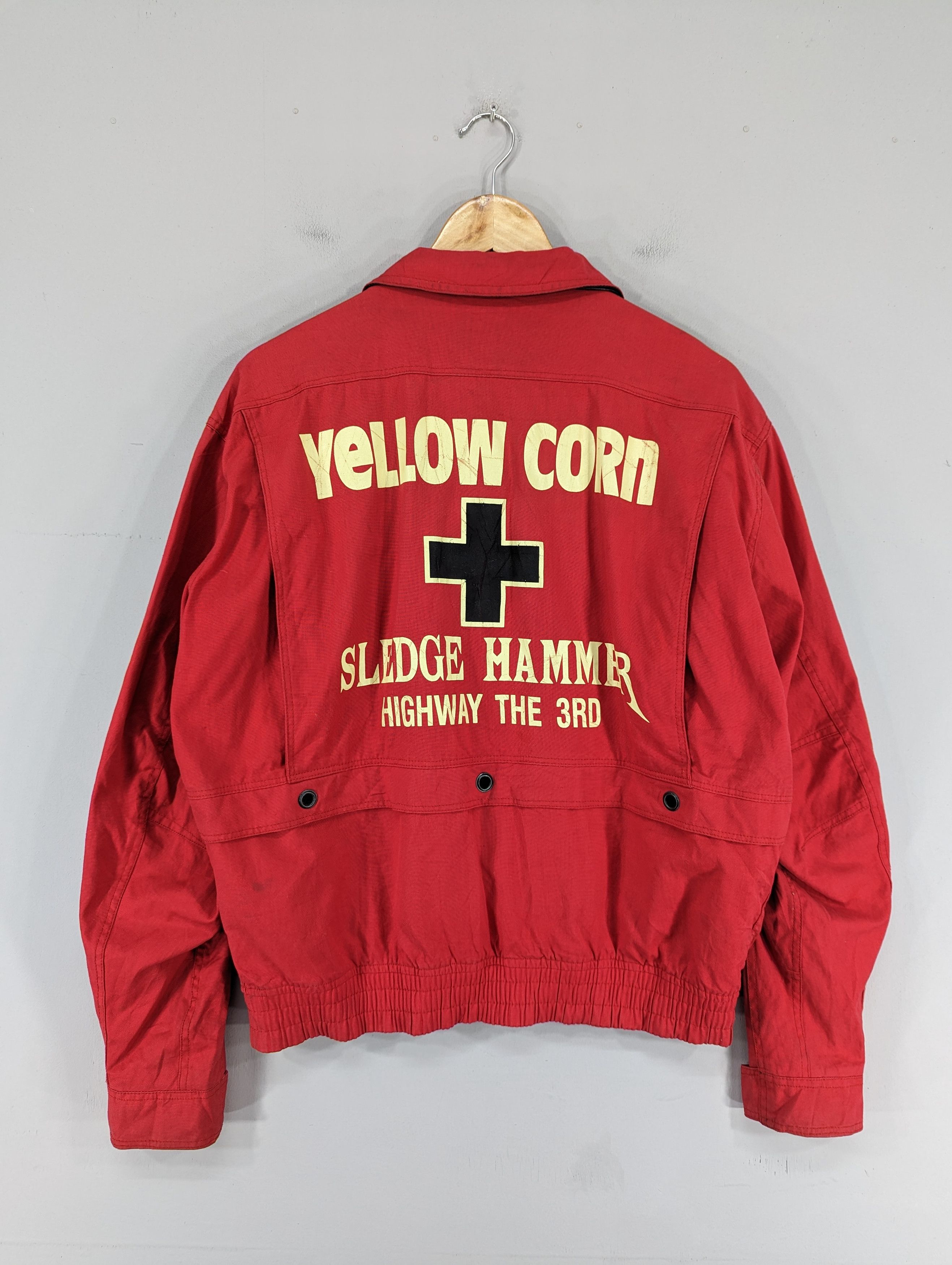 YELLOW CORN 💥RARE💥Vintage Yellow Corn Motorcycles Jacket | Grailed