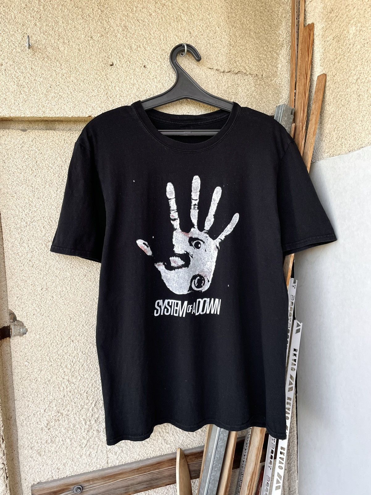 Vintage Vintage System Of A Down SOAD Hand Eyes Rock Band T-Shirt | Grailed