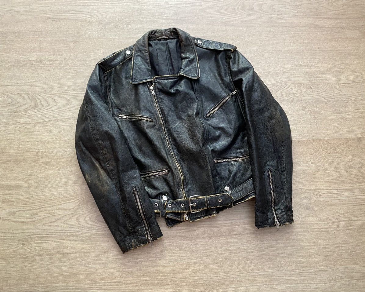 Vintage Vintage 80-90’s YK2 Leather Jacket | Grailed