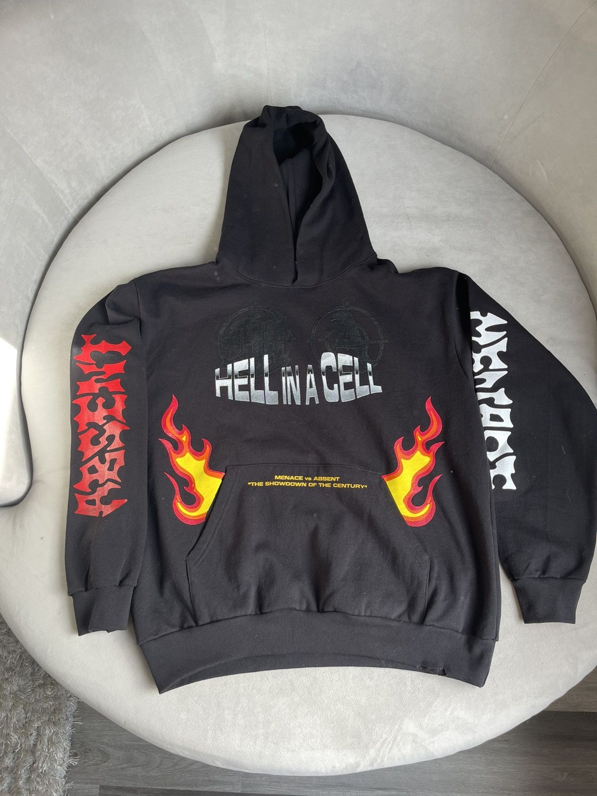 Absent × Menace Menace Absent Hell In A Cell Collaboration | Grailed