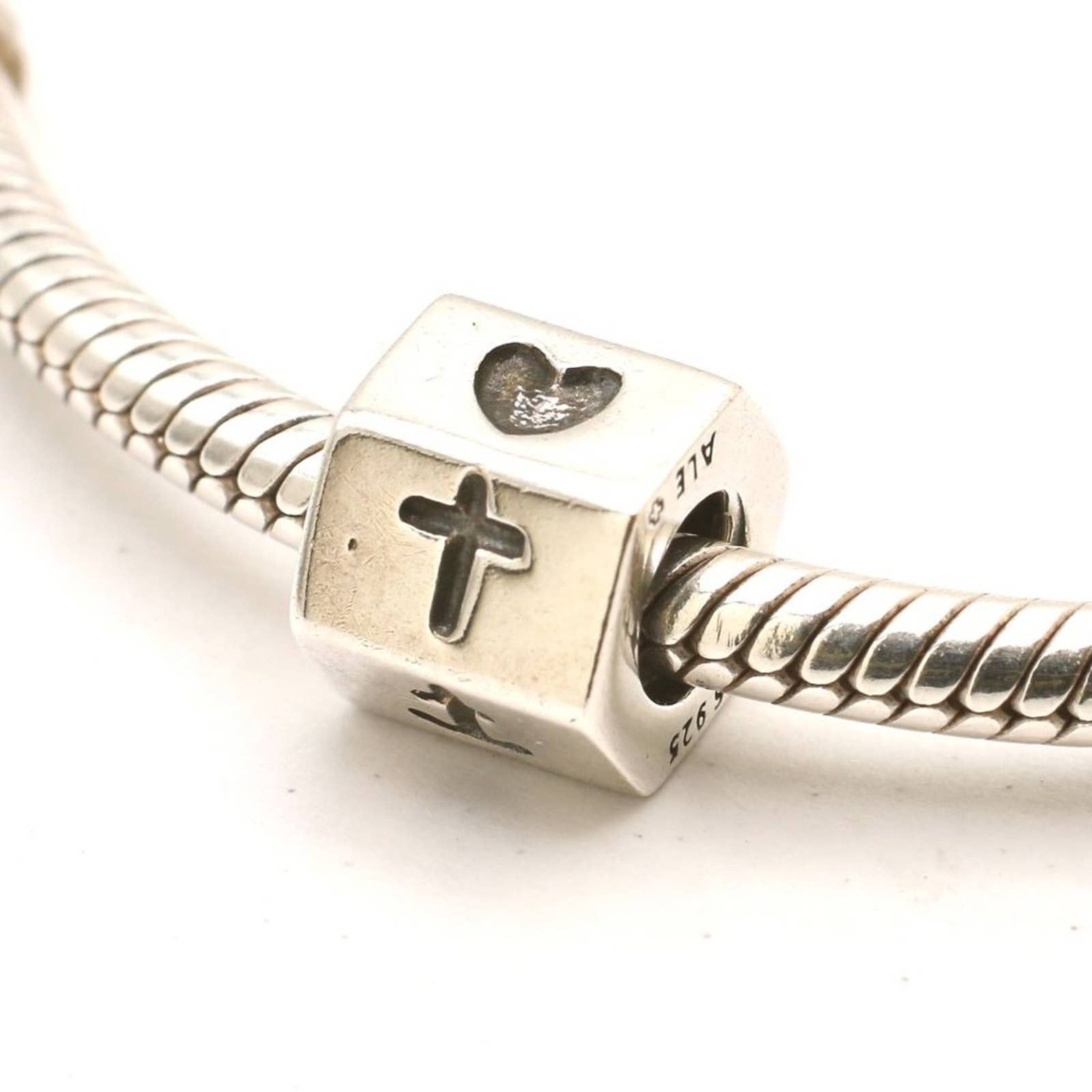 Sterling Silver Authentic PANDORA Faith Hope and Love Charm | Grailed