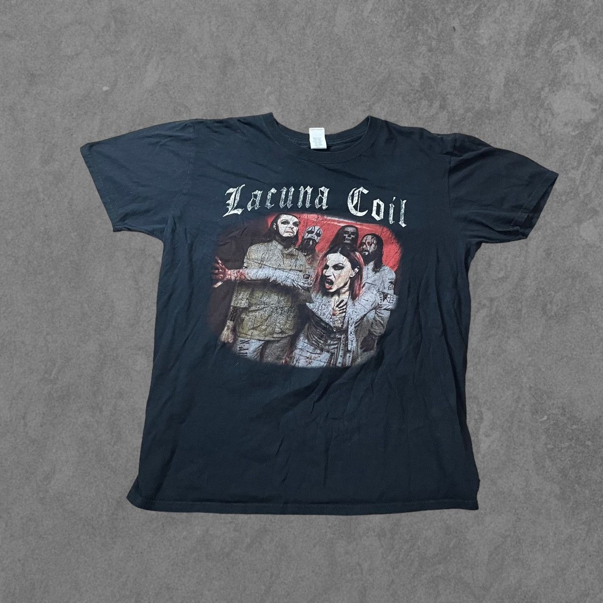 Band Tees × Streetwear × Vintage Vintage Style Lacuna Coil Metal Band ...