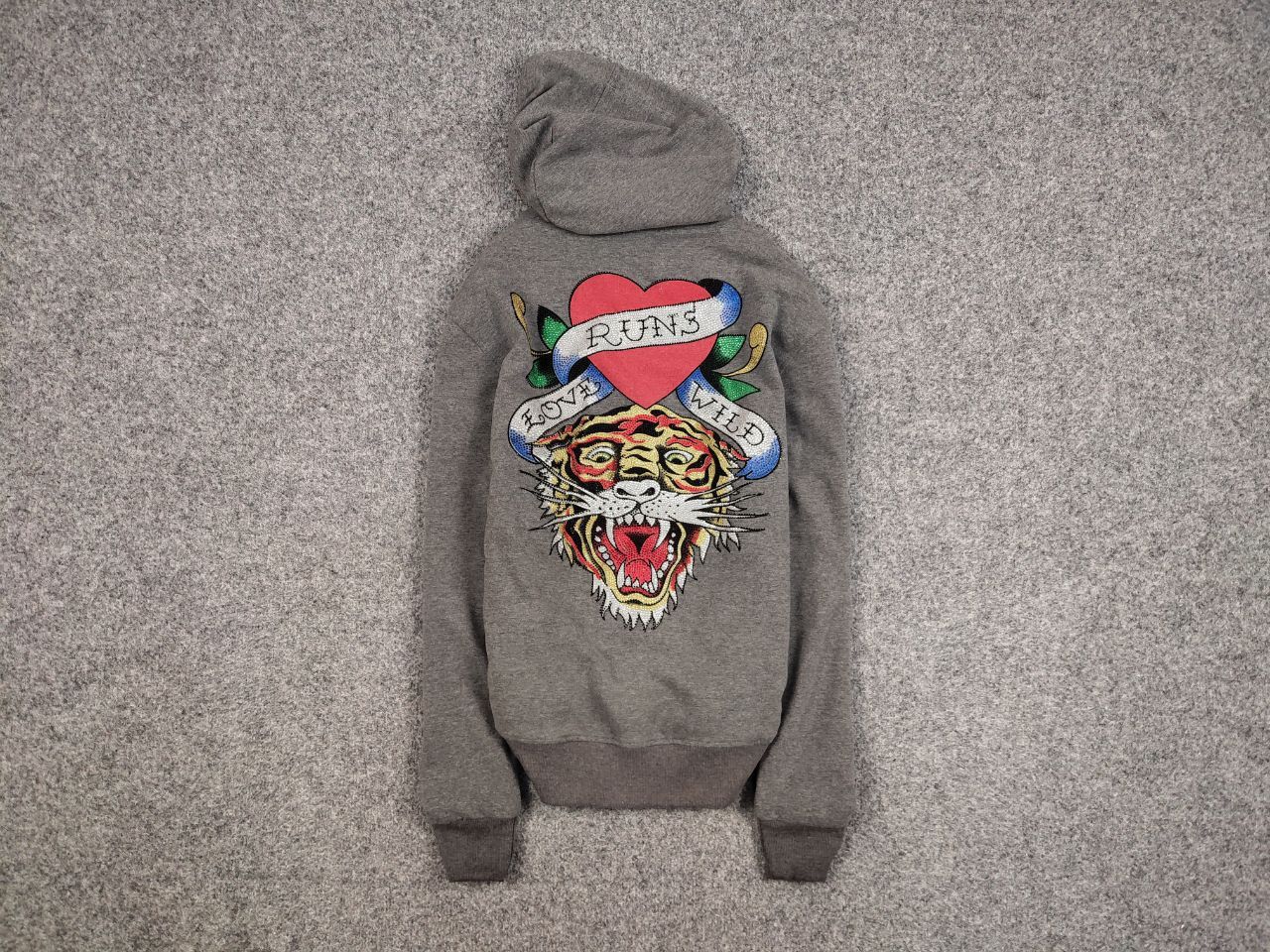 Ed Hardy × Streetwear × Vintage Vintage 90's Ed Hardy Tattoo Tiger Big ...