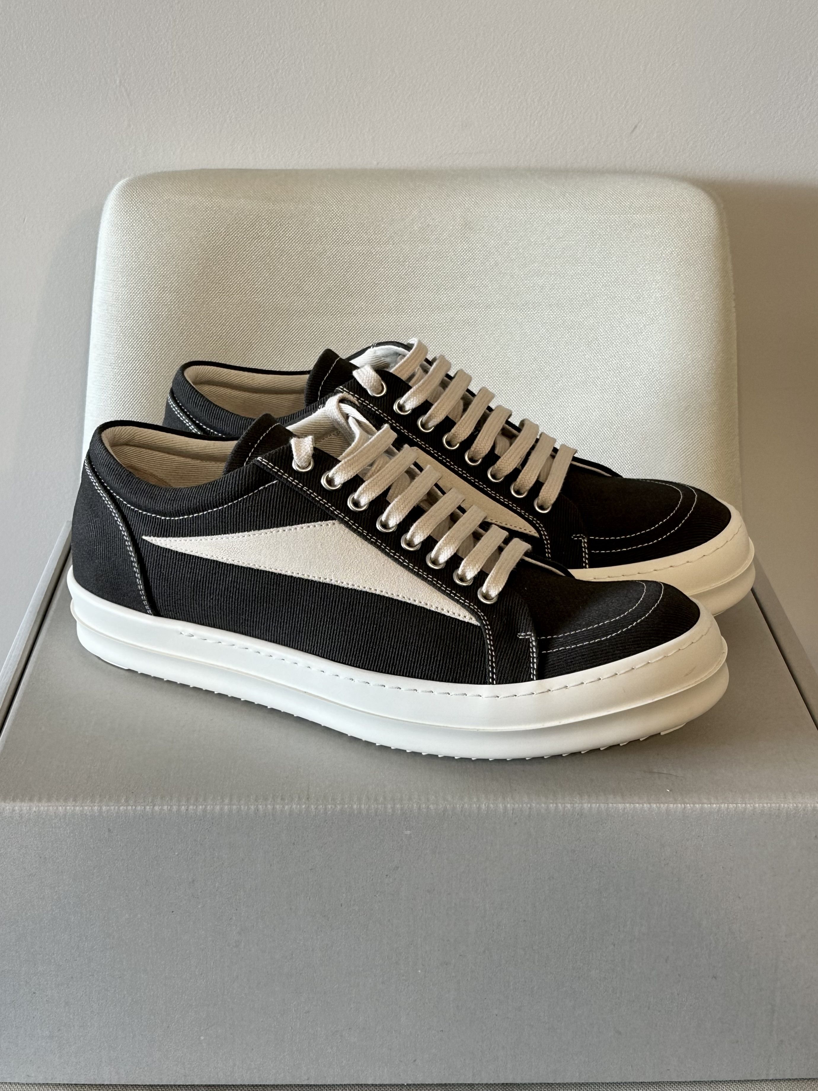 Rick Owens Rick Owens 23SS EDFU Vintage Sneaks "Vans" Dust Sz 43 | Grailed