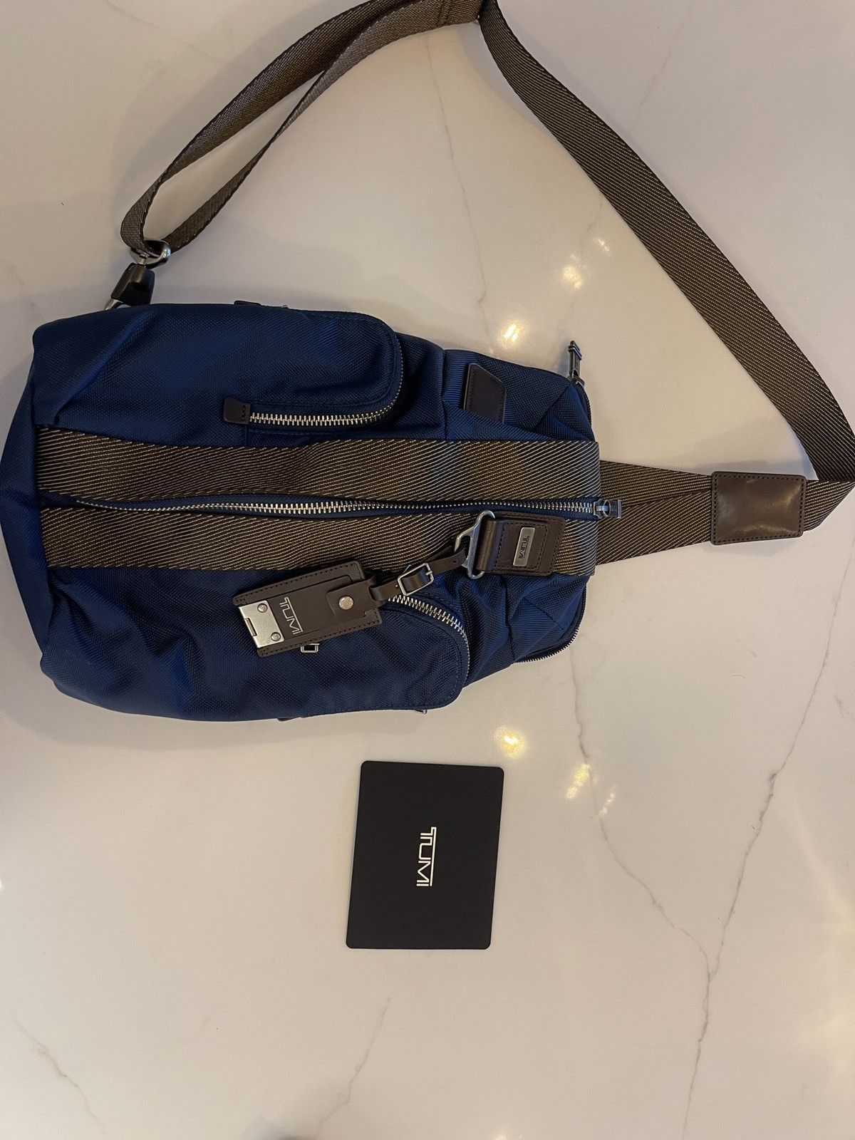 Tumi TUMI Sling - Rare blue colorway | Grailed