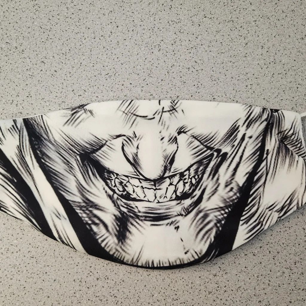 Japanese Brand Berserk Guts face mask anime manga art cosplay costume ...