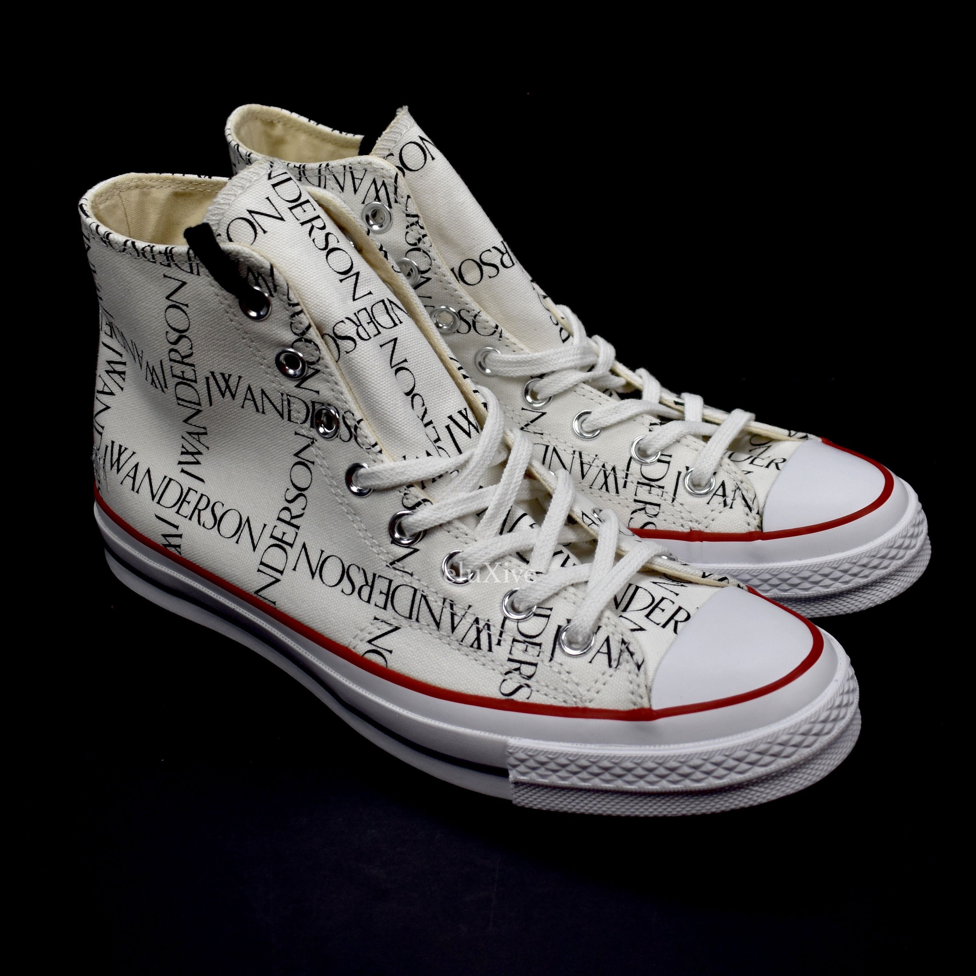 Converse JWA Chuck Taylor Hi Grid Logo White DS | Grailed
