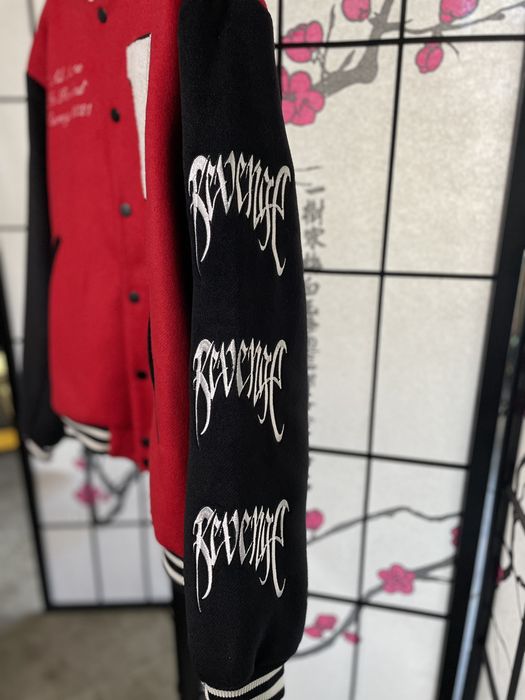 Revenge Revenge Red Varsity Jacket | Grailed