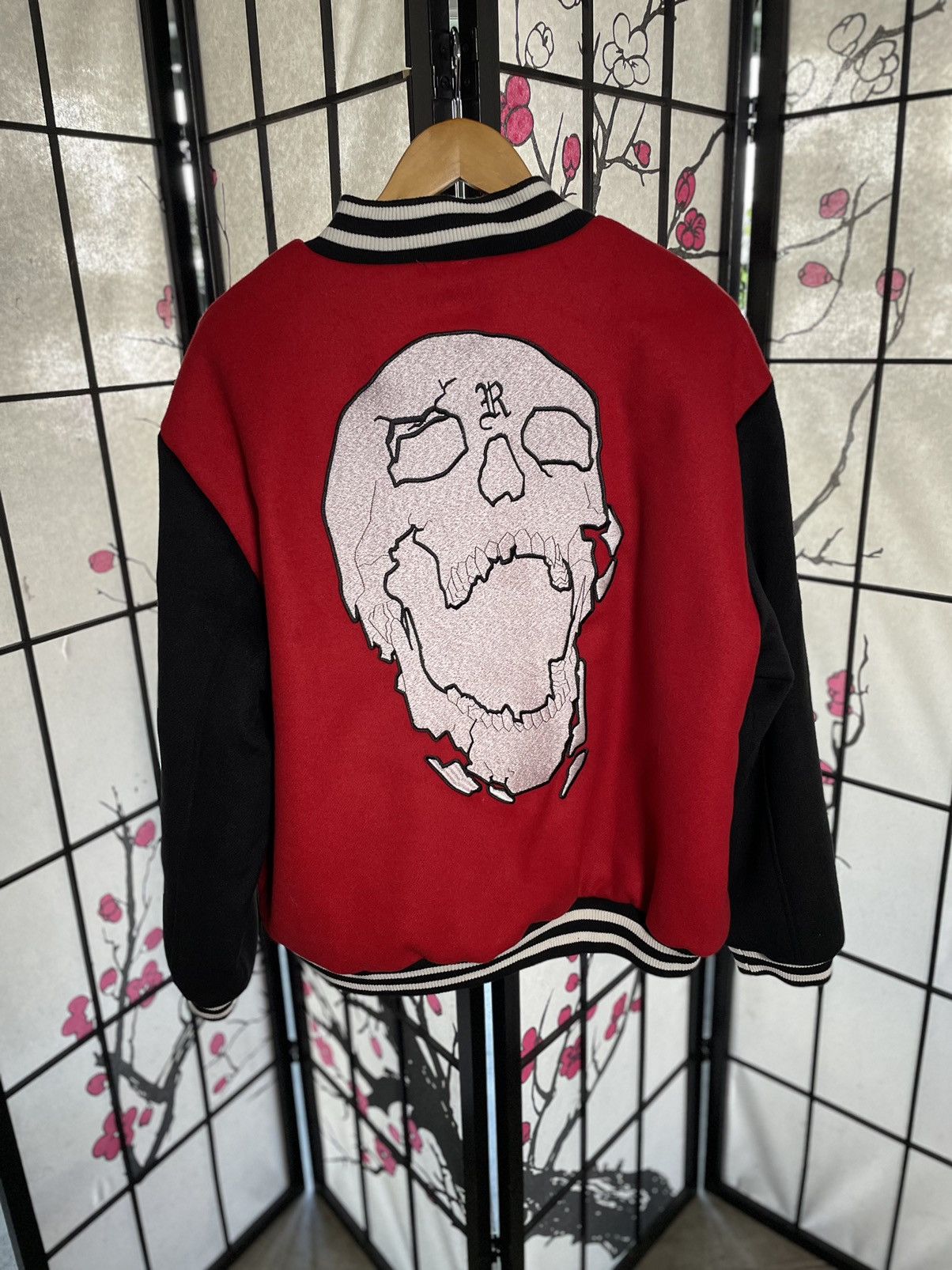 Revenge Revenge Red Varsity Jacket | Grailed