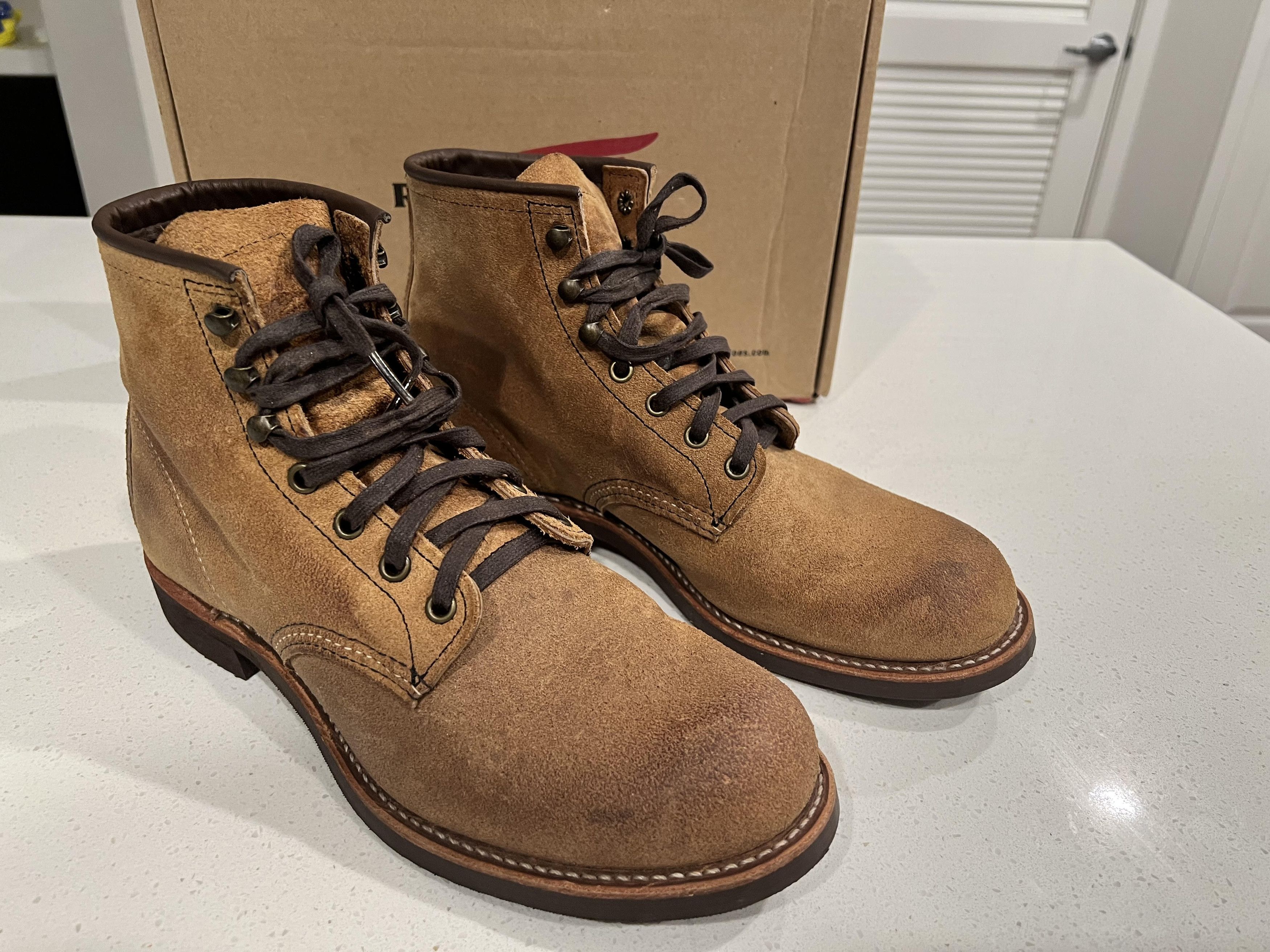 Red Wing 3344 HERITAGE WORK BLACKSMITH BOOT HAWTHORNE MULESKINNER | Grailed