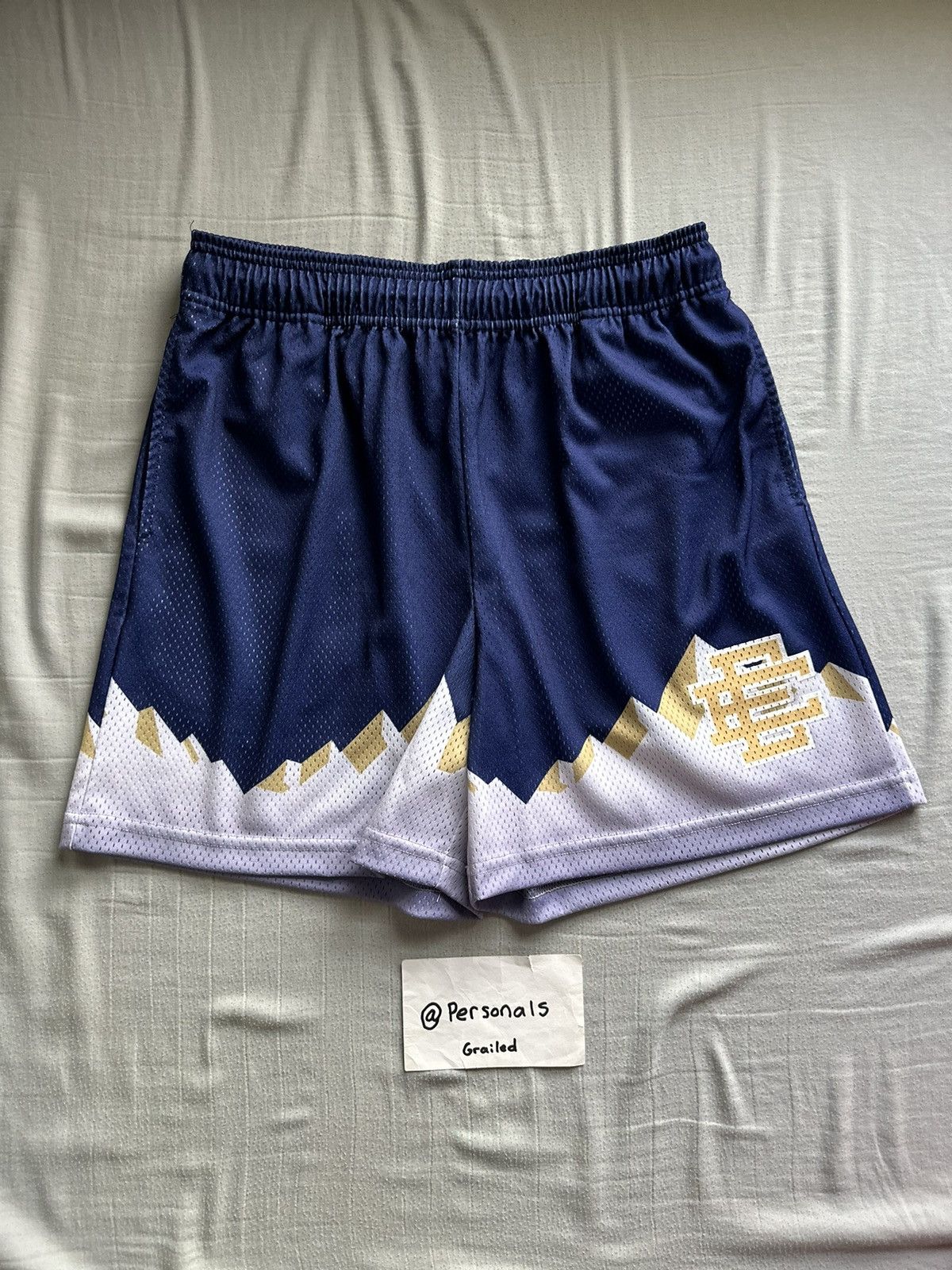 Eric Emanuel × Streetwear Eric Emanuel Navy Summit Basic Shorts Large ...