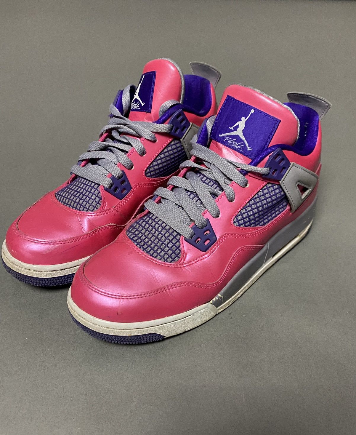 Jordan Brand × Nike × Vintage Air Jordan 4 Retro GS Pink Foil vintage ...