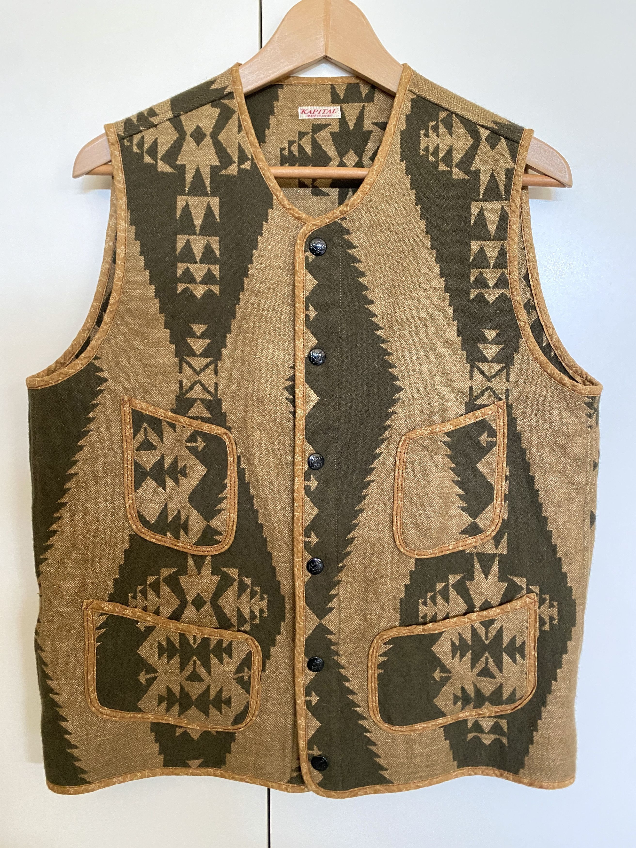 Kapital Native Pattern Vest | Grailed