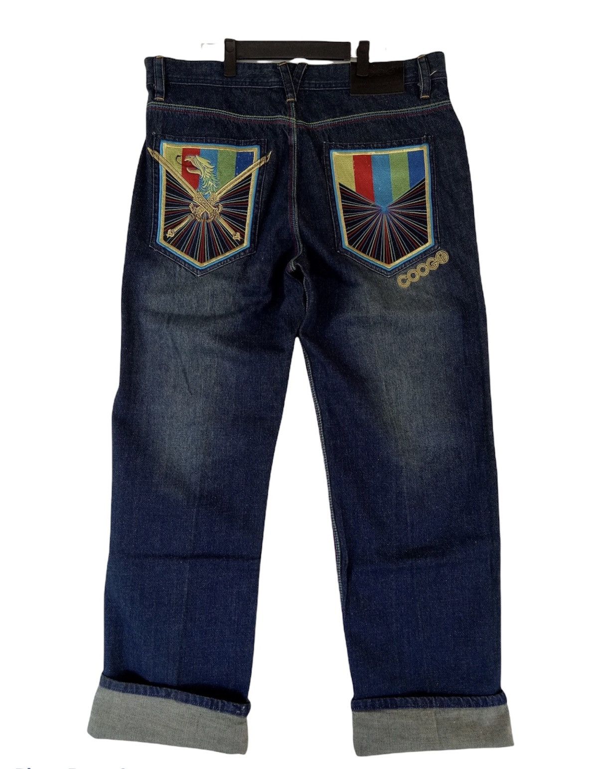 Coogi COOGI JEANS Australian denim embroidered hip hop rap pants | Grailed