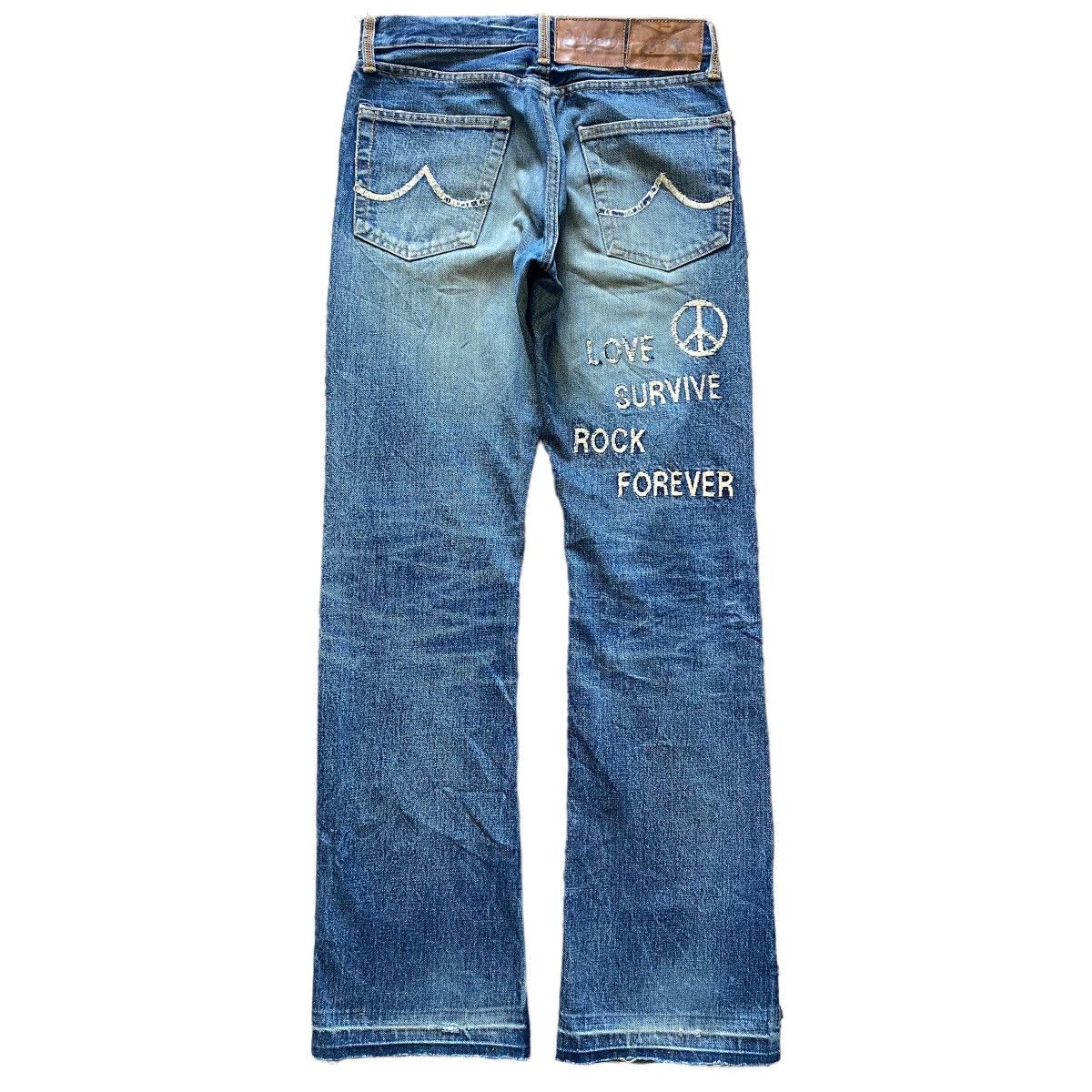 Roar Bobson X Roarguns Denim Selvedge Flare Jeans | Grailed