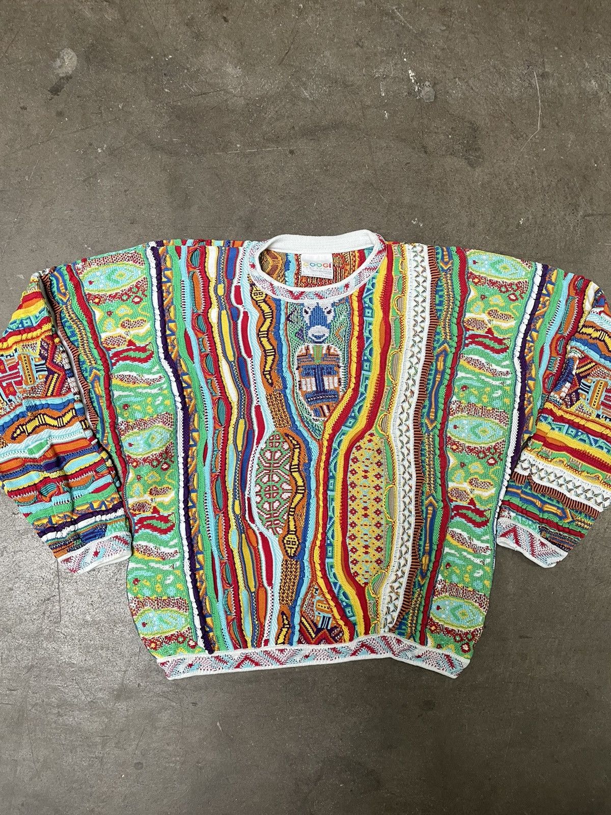 Coogi × Vintage Vintage Coogi Sweater Animal Print | Grailed
