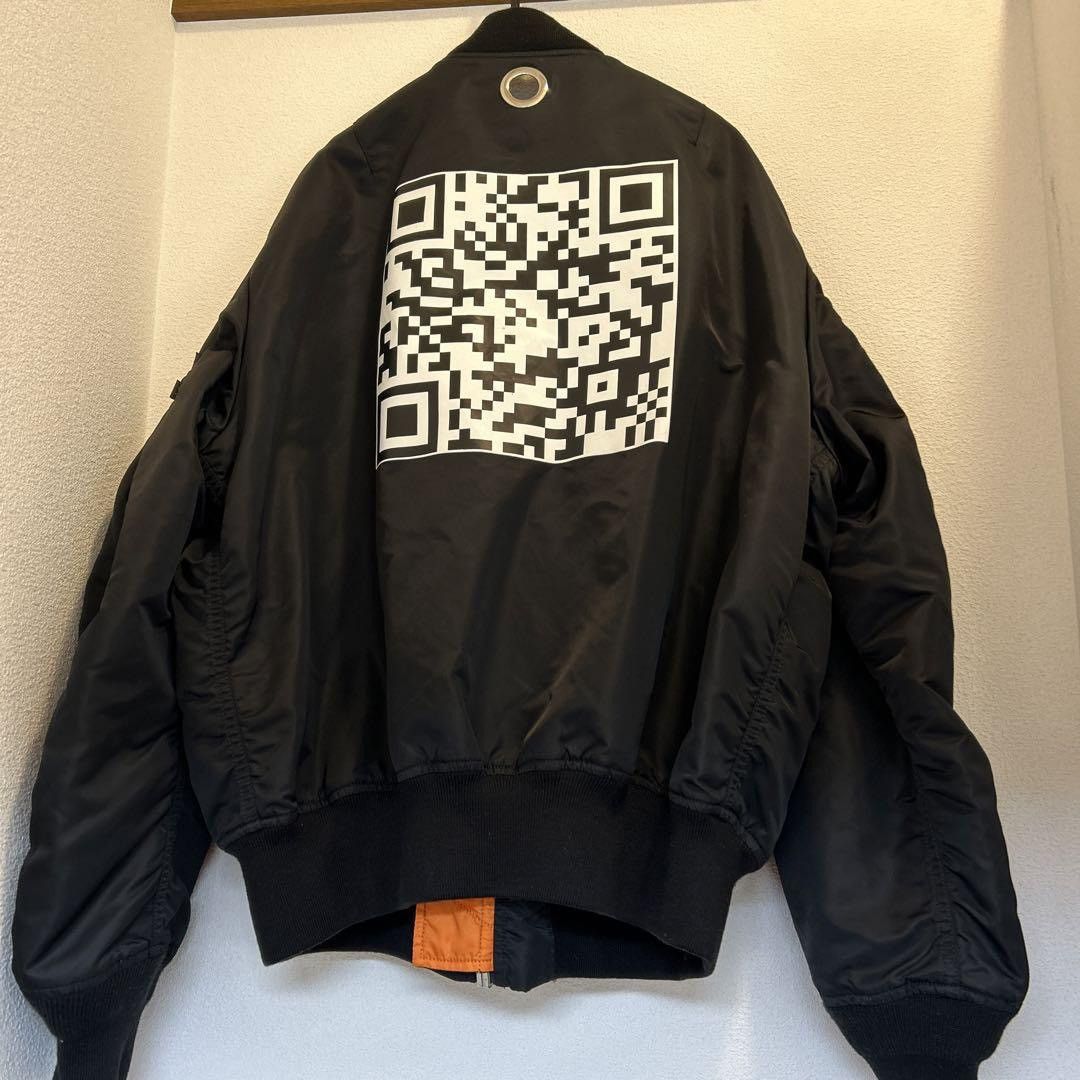 Alpha Industries × Vetements 2019 QR code bomber | Grailed