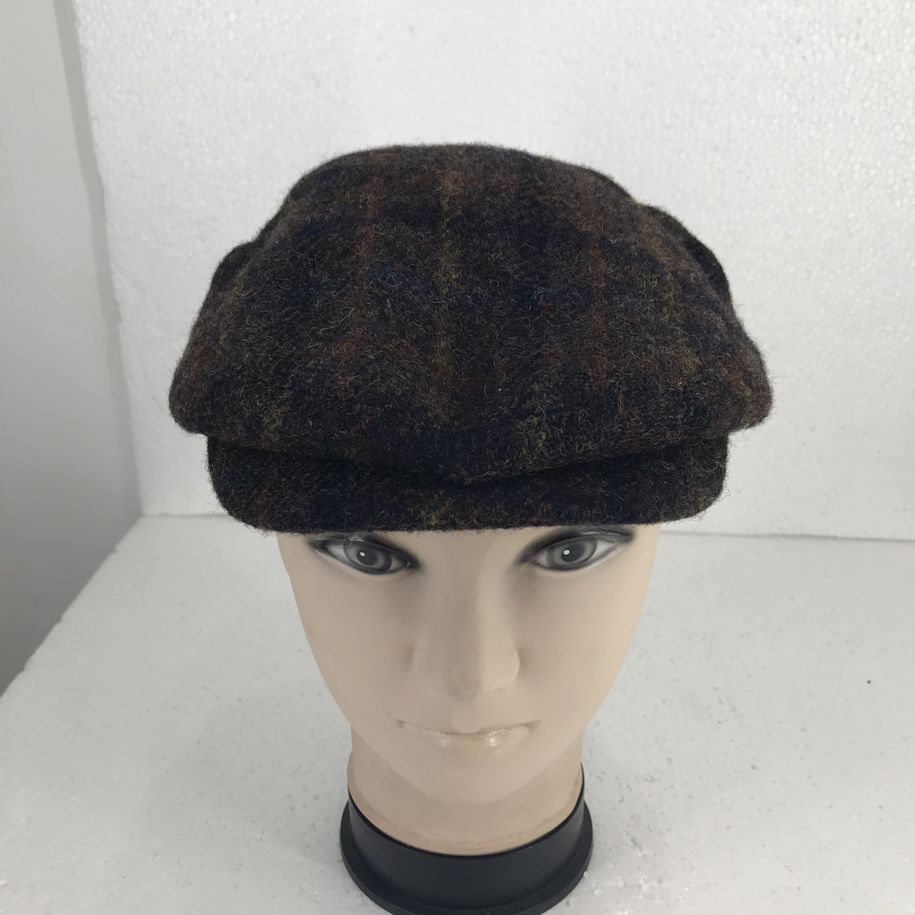Vintage HARRIS TWEED Pacific State Checkered Flat Cap | Grailed