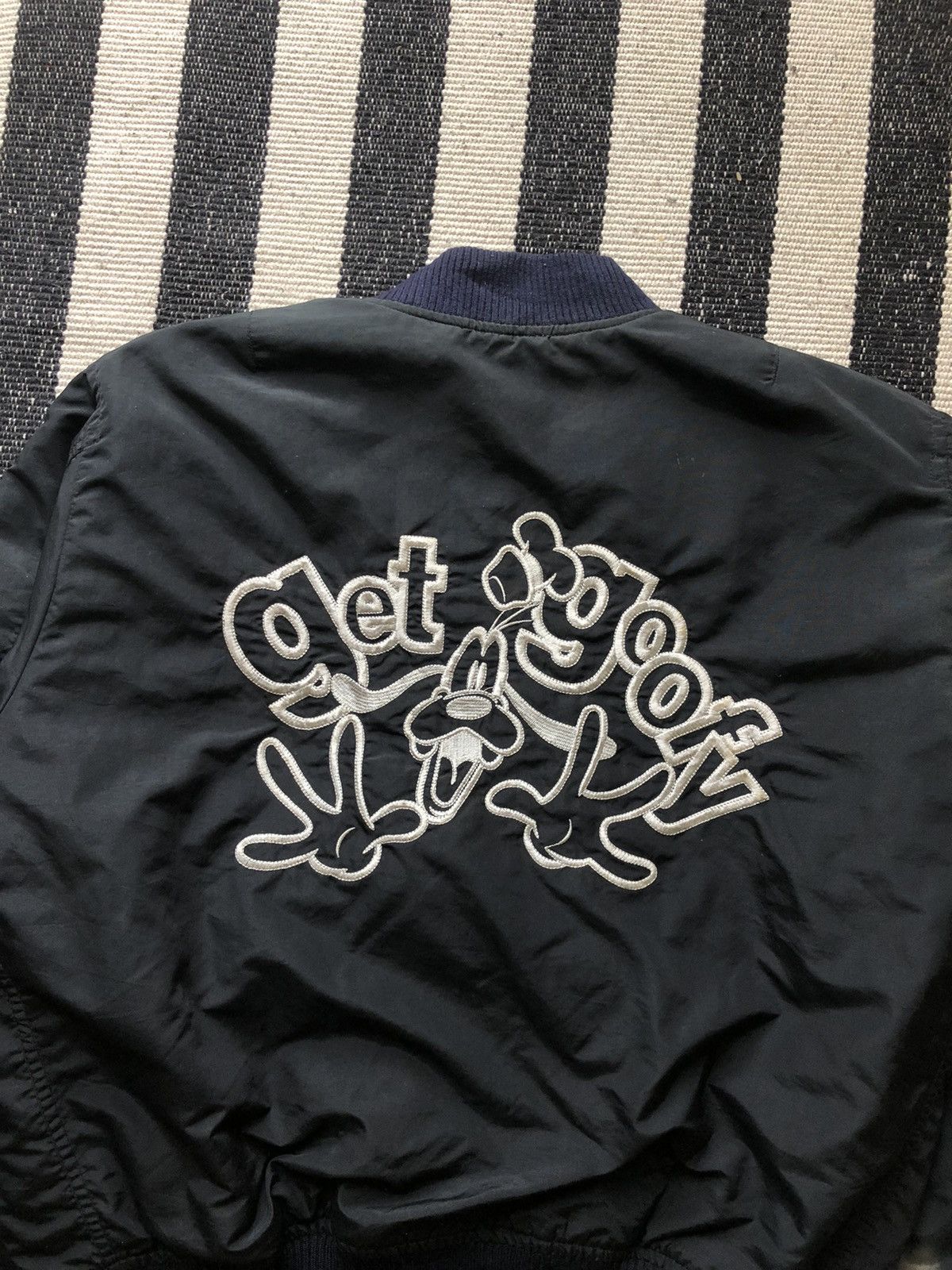 Disney × Vintage 1990s Disney Goofy MA-1 Bomber Jacket | Grailed