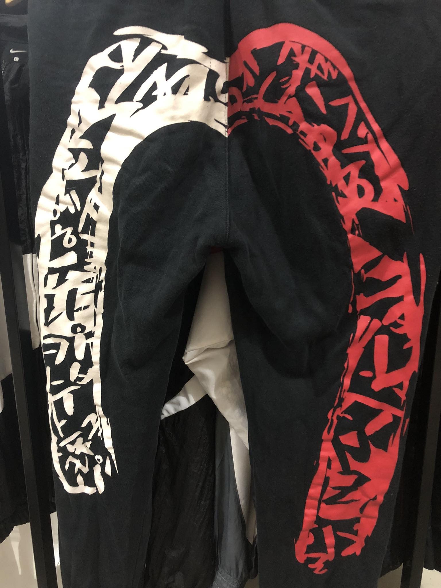 Evisu Jogger pants evisu big logo | Grailed