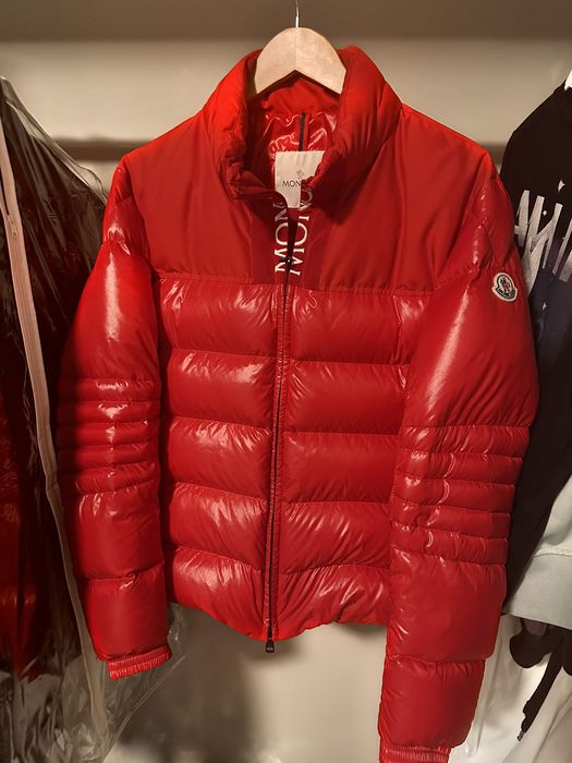 Moncler Moncler Red Puffer Jacket /Bomber | Grailed